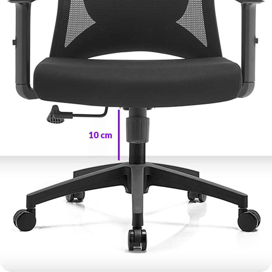 Regulowany, ergonomiczny fotel do biura Spacetronik SPC-ABEL-20